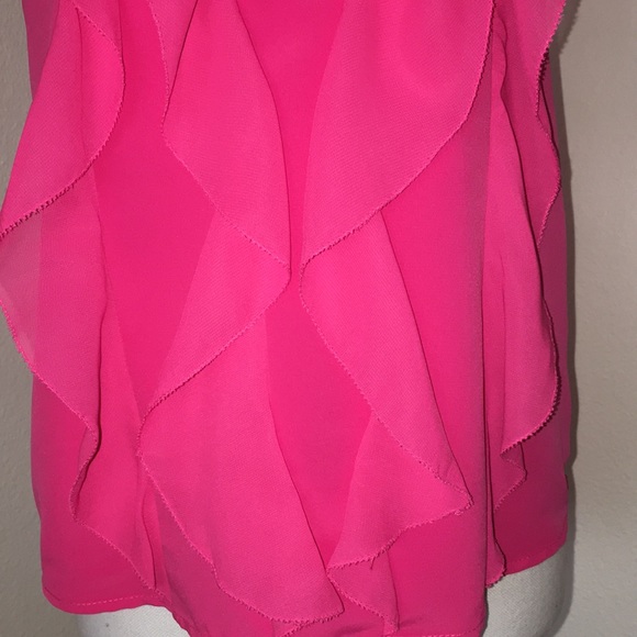 Aqua | Tops | Aqua Brand Pink Ruffled Top Xs Nwt | Poshmark
